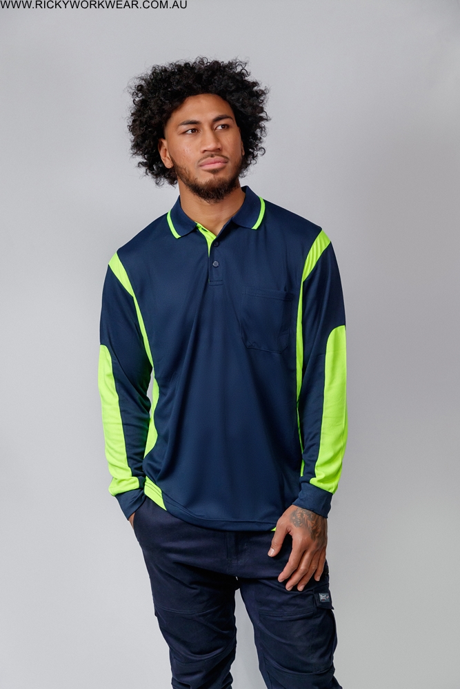 LONG SLEEVE WORK POLO